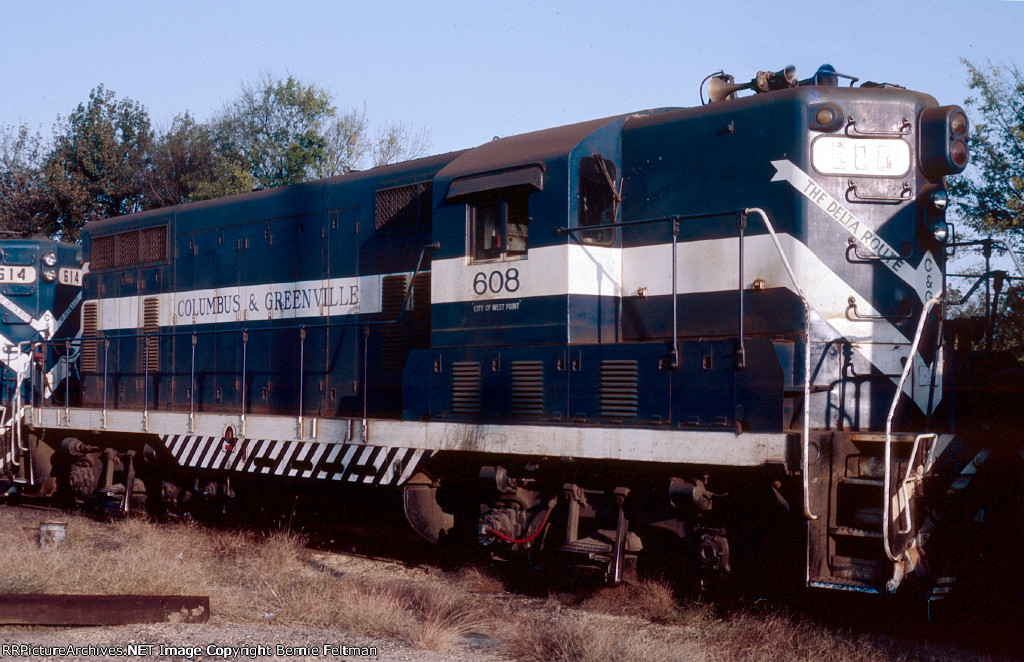 Columbus & Greenville GP7 #608